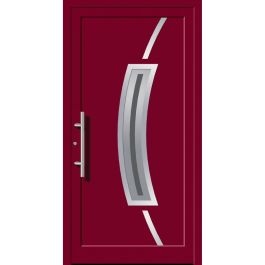 Haustür Kunststoff P 1141 Motivglas 1